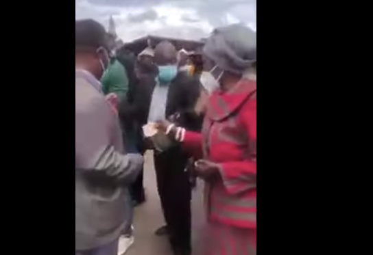 The money I gave out was little change of K100, K50 notes, I do that ...