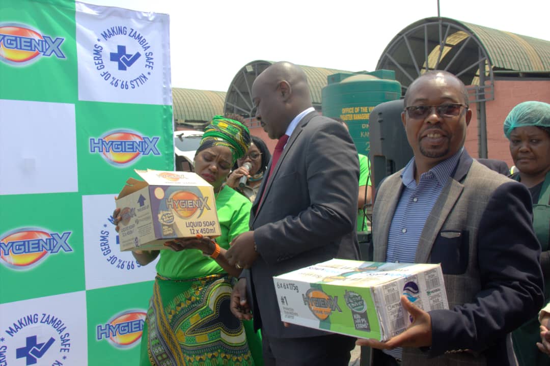 Trade Kings Group Donates Hygienix Products To Soweto Traders Zambia News Diggers