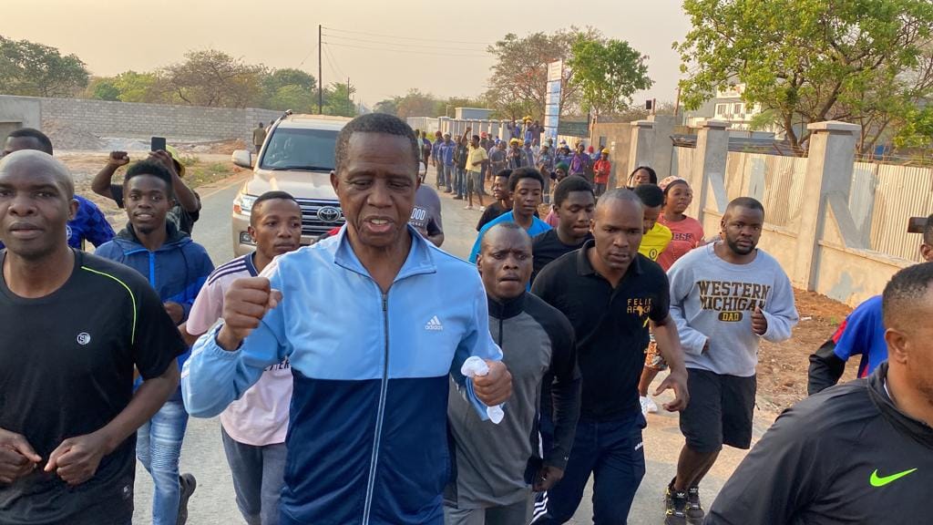 Suggestions that Lungu is campaigning through jogging sessions ...