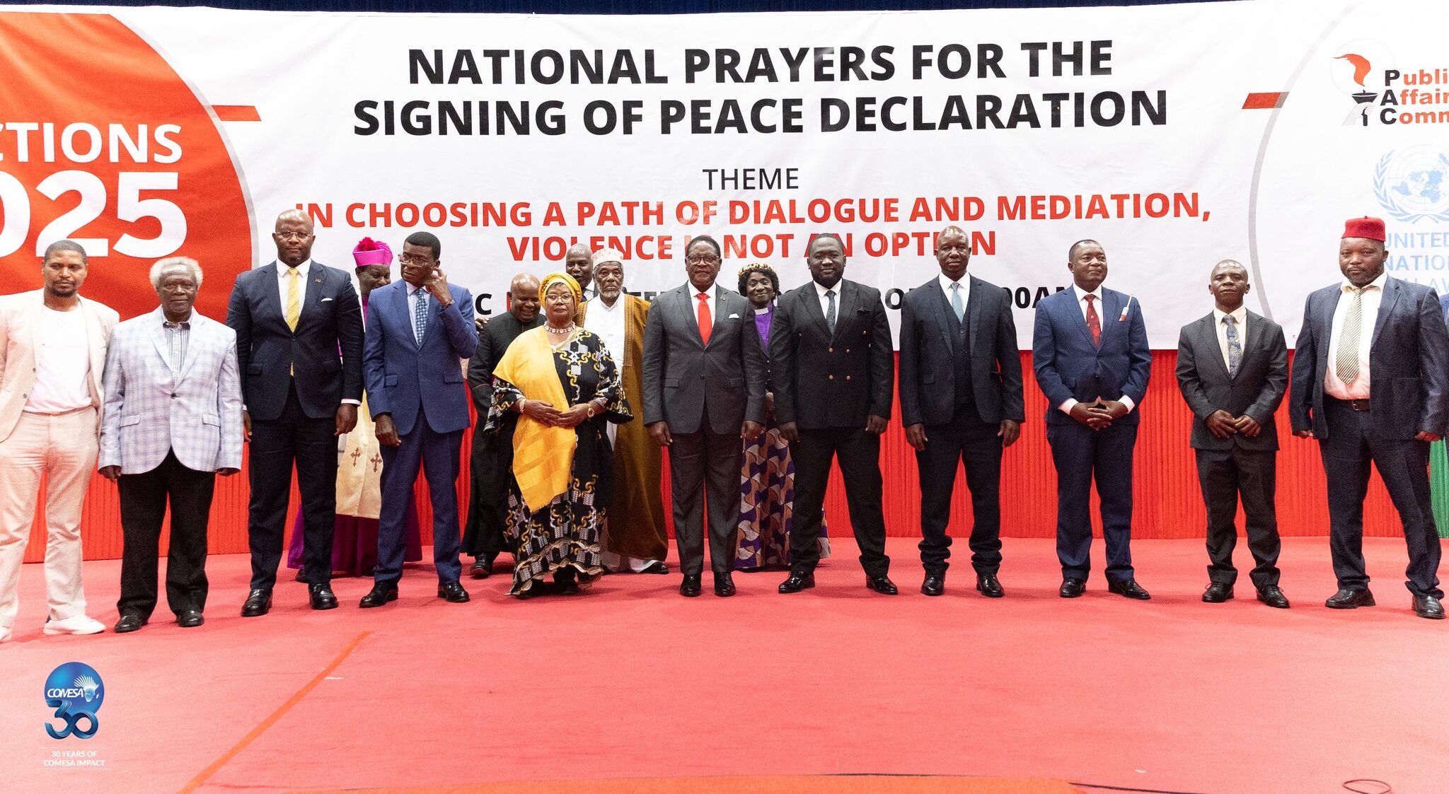 Malawi presidential candidates sign Peace Declaration ahead of general ...