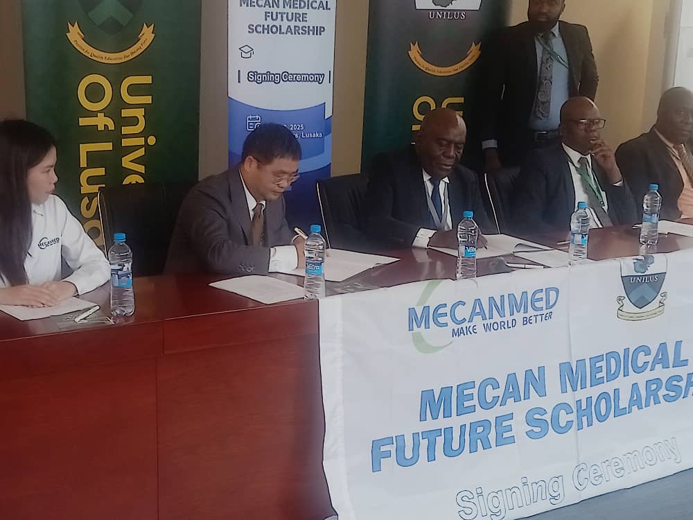 UNILUS, China’s MeCan Medical sign MoU to sponsor underprivileged ...